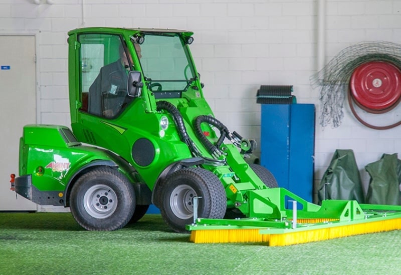Artificial Turf Maintenance Brush | Loader Attachment | Avant NZ