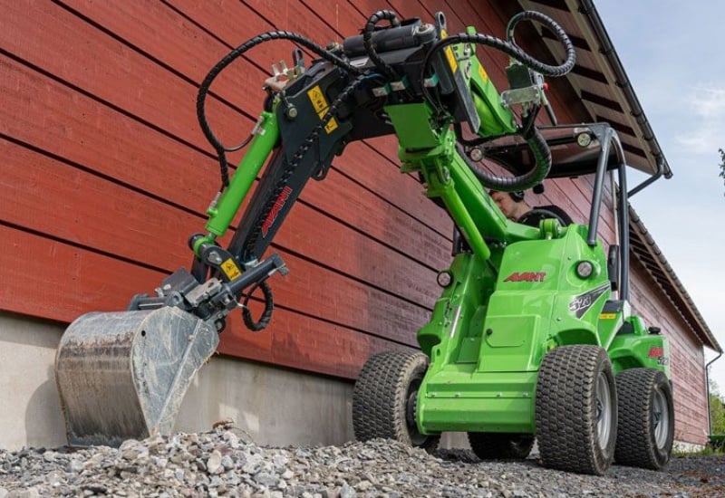 Mini Digger 180 | Loader Attachment | Avant NZ